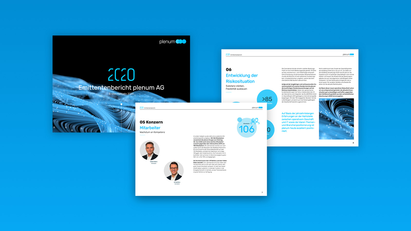 Corporate Website für Business- und IT-Beratung plenum AG